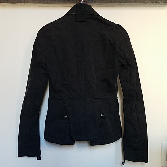 Diesel | Jackets & Coats | Diesel Black Canvas Jacket | Poshmark
